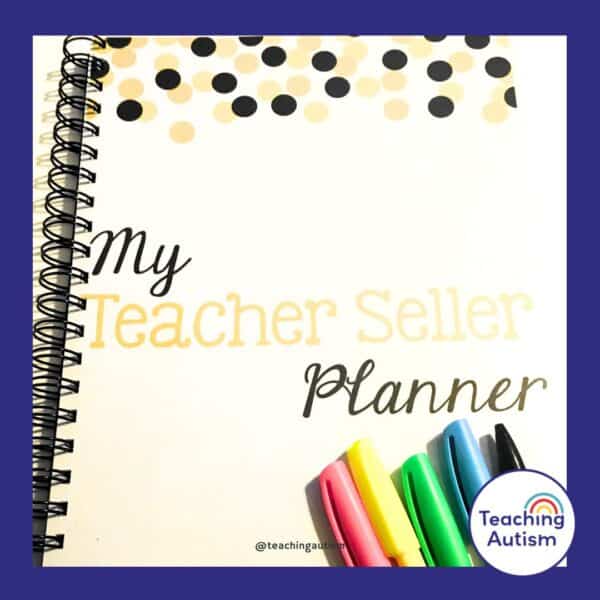 TpT Seller Planner - Teaching Autism