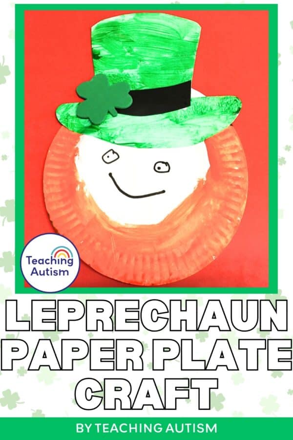 Leprechaun Paper Plate Craft - Teaching Autism