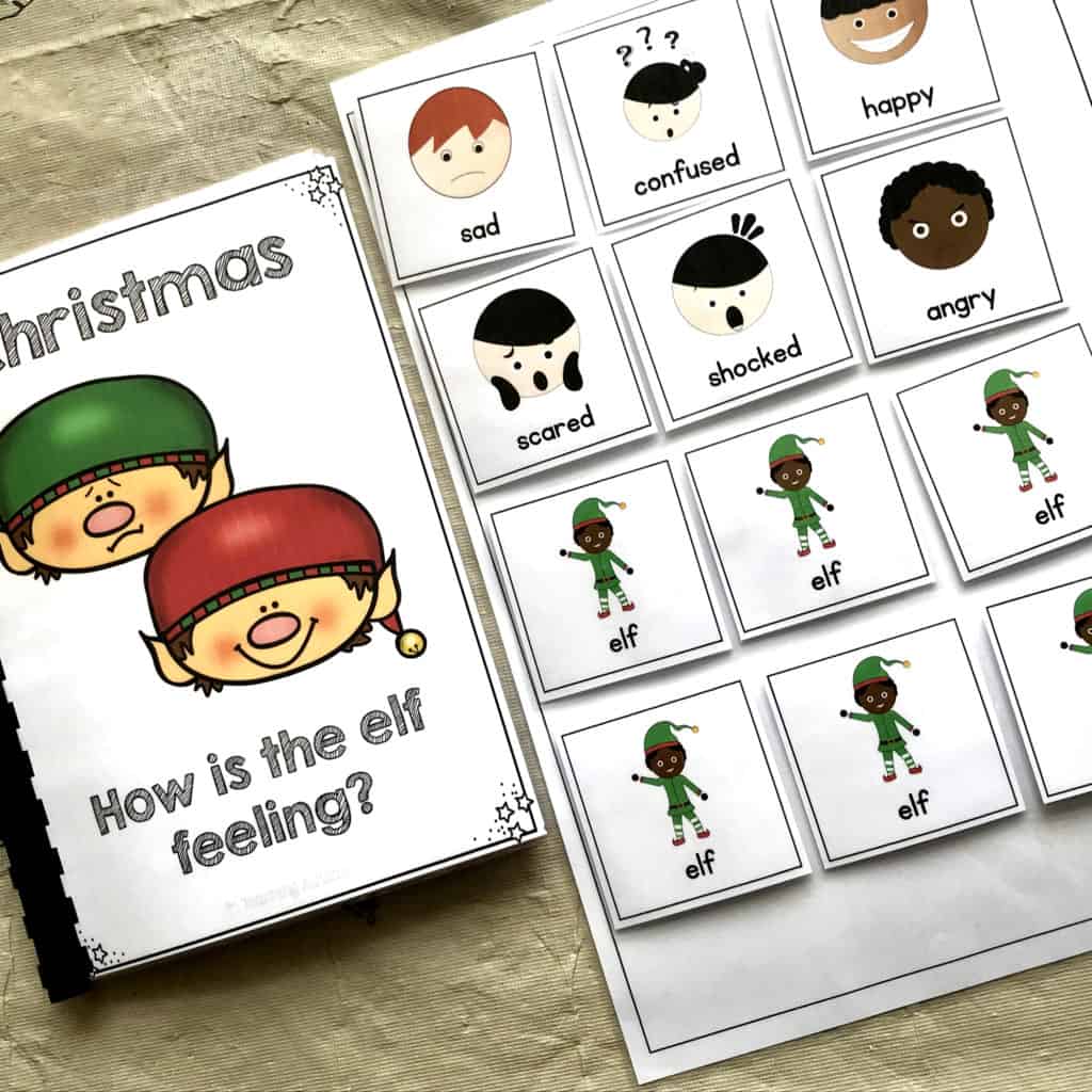 Christmas Adapted Books - Sentence Building - Teaching Autism
