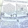 Community Helpers Maze Worksheets - Teaching Autism