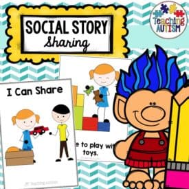 Sharing Social Story, Visual Support - Teaching Autism