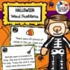 Halloween Math Word Problems Task Cards - Teaching Autism