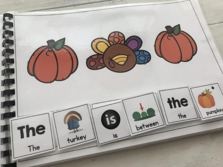 Thanksgiving Adapted Books For Special Education - Teaching Autism