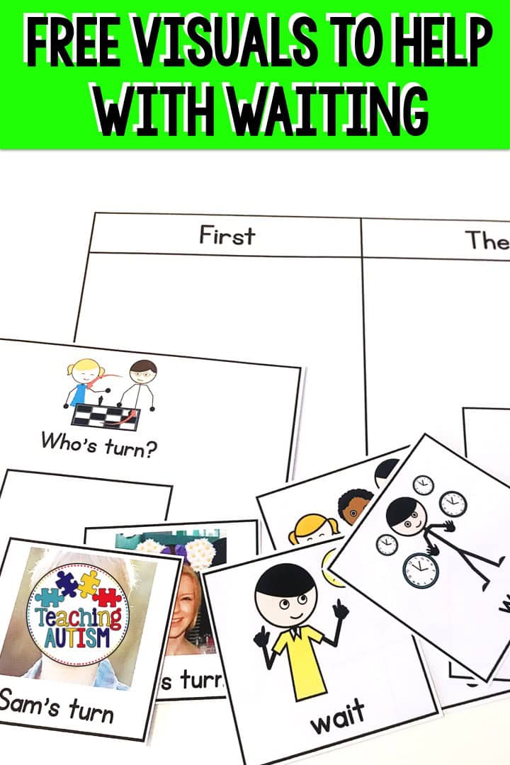 Free Visuals to Help with Waiting - Teaching Autism
