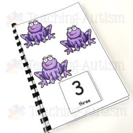 Adapted Books for Autism Frog Theme - Teaching Autism