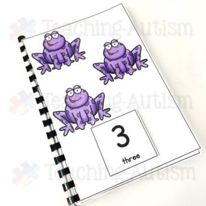 Adapted Books for Autism Frog Theme - Teaching Autism