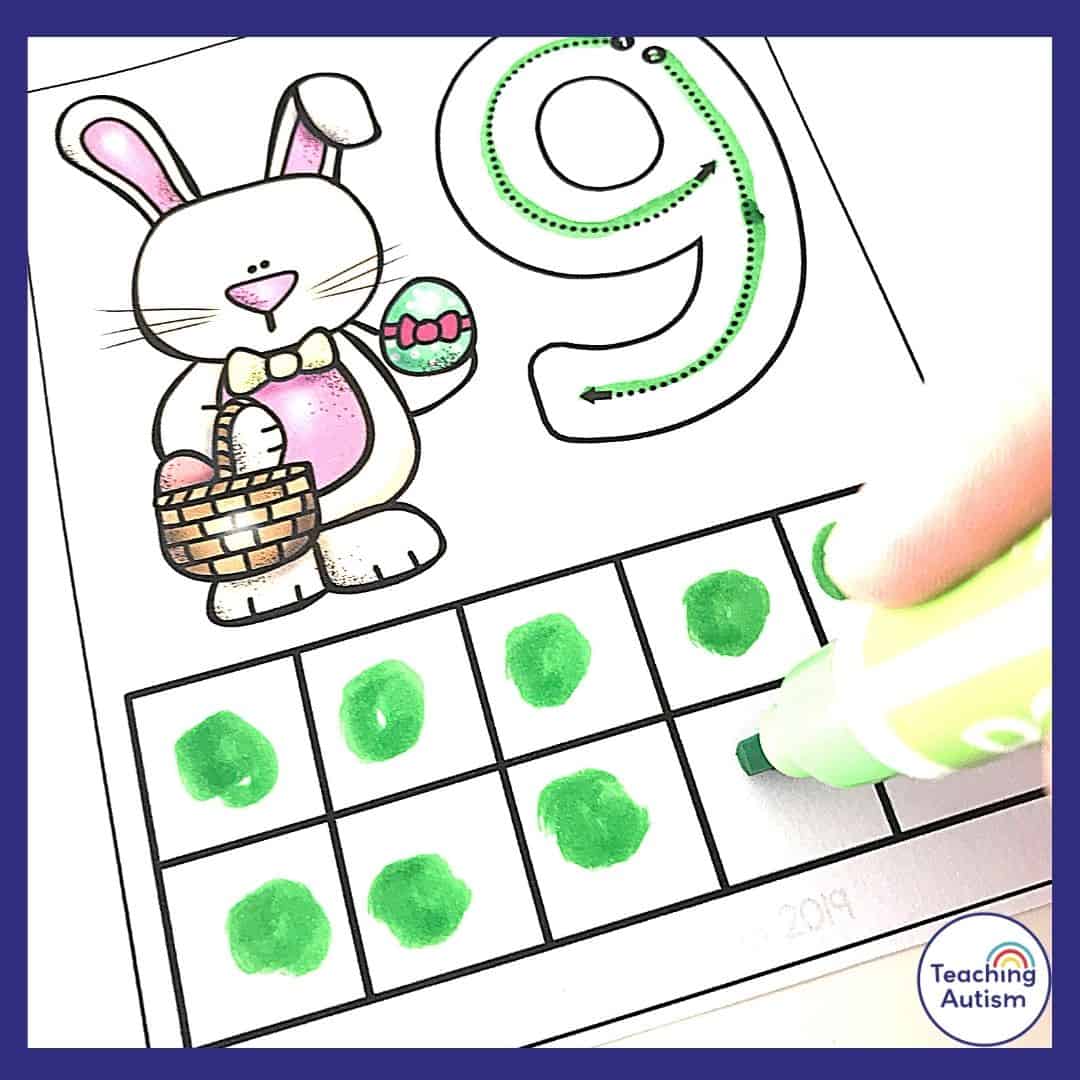 April Task Boxes for Special Education - Teaching Autism