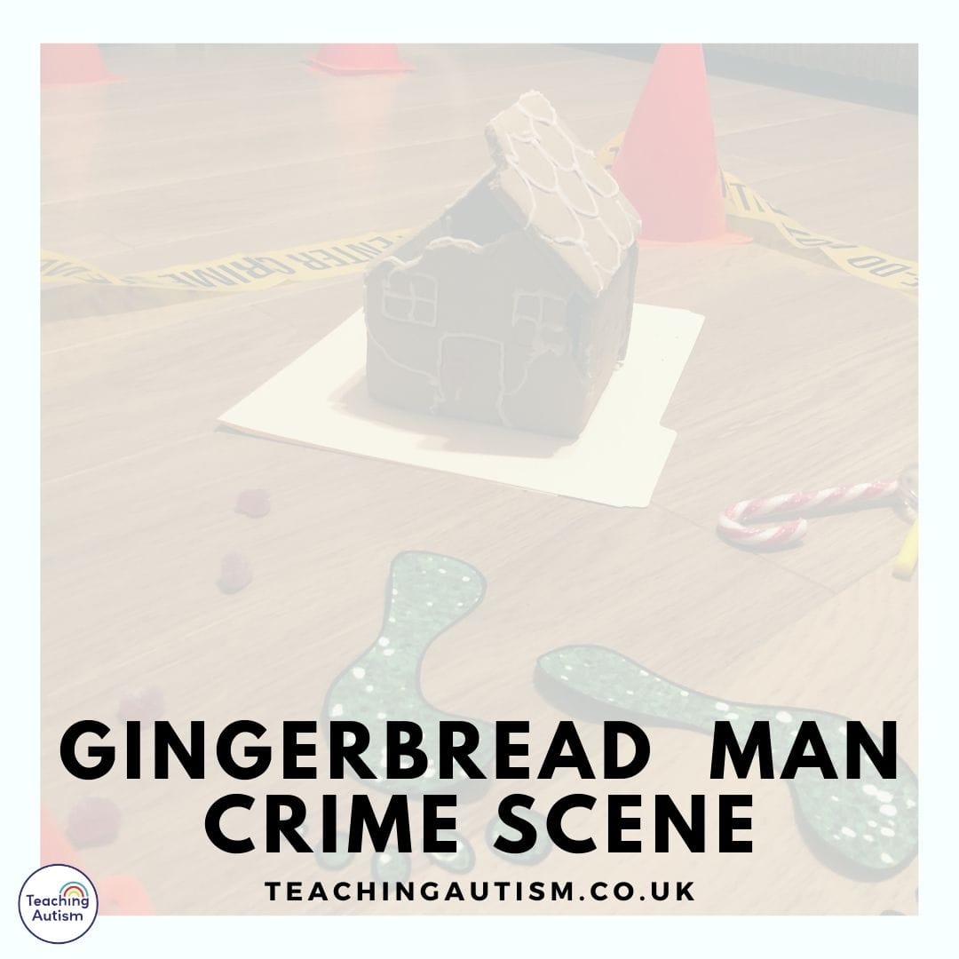 Gingerbread Man Crime Scene for the Classroom - Teaching Autism