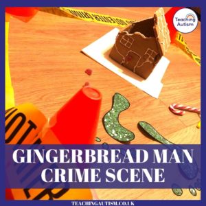 Gingerbread Man Crime Scene for the Classroom - Teaching Autism