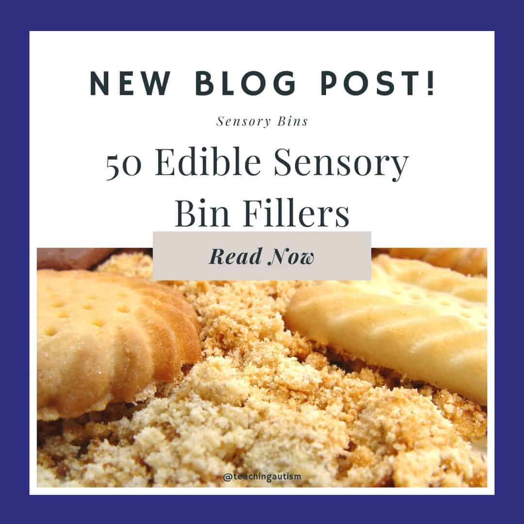 50 Edible Sensory Bin Fillers - Teaching Autism