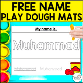 5 Free Name Activities for Kids - Teaching Autism