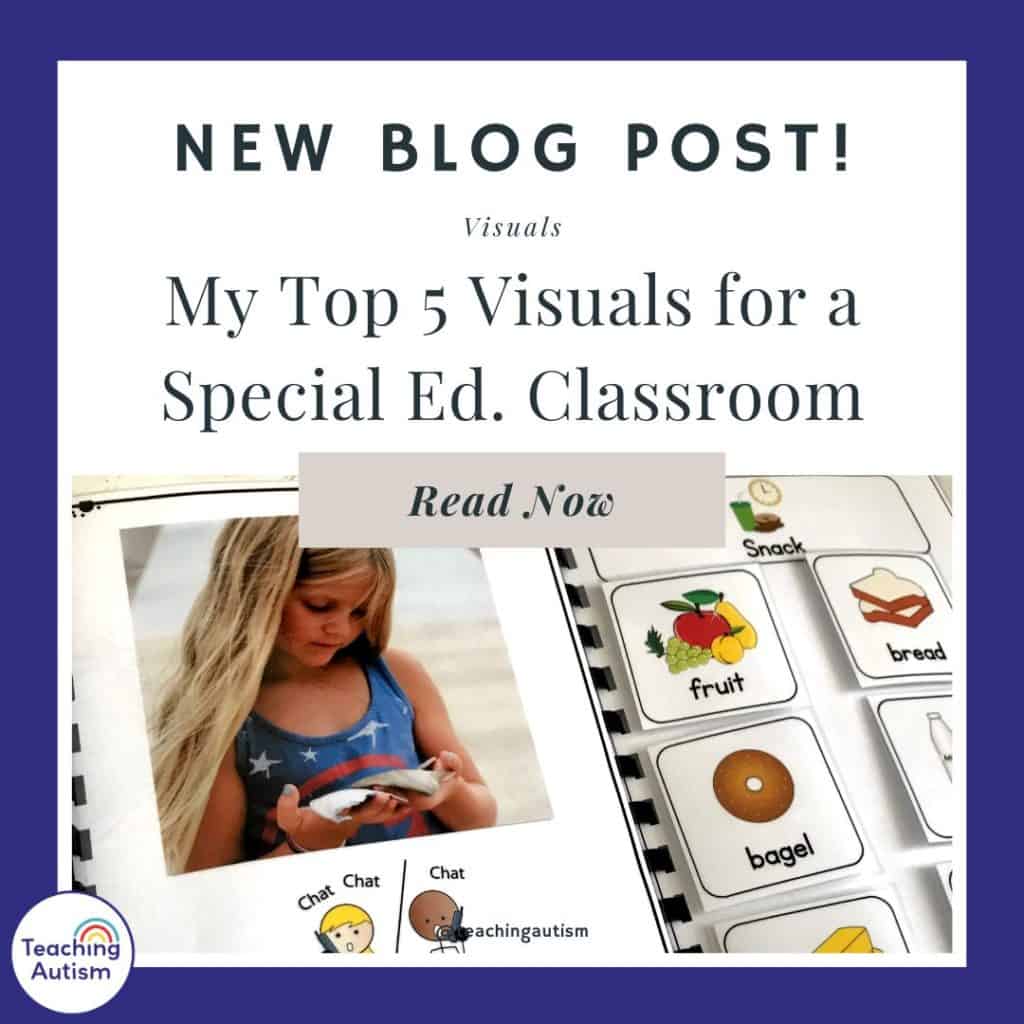 Using Real Life Objects as Visuals in Special Education - Teaching Autism