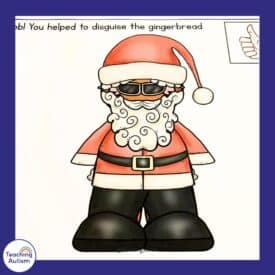 Disguise the Gingerbread Man Adapted Books - Teaching Autism