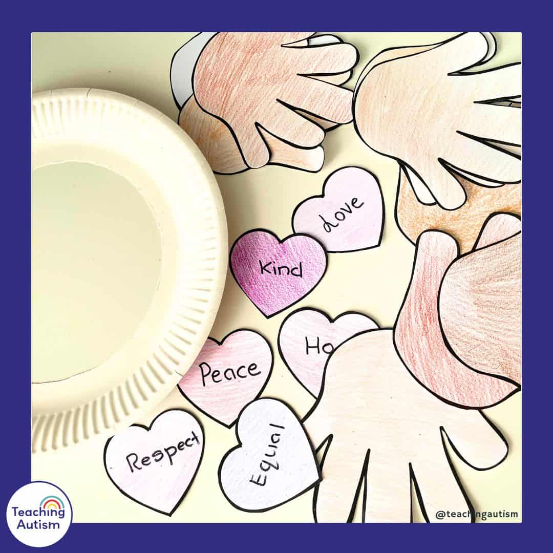 Martin Luther King Craft for Special Education - Teaching Autism