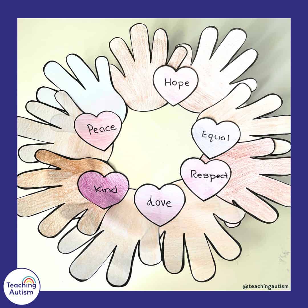 Martin Luther King Craft for Special Education - Teaching Autism