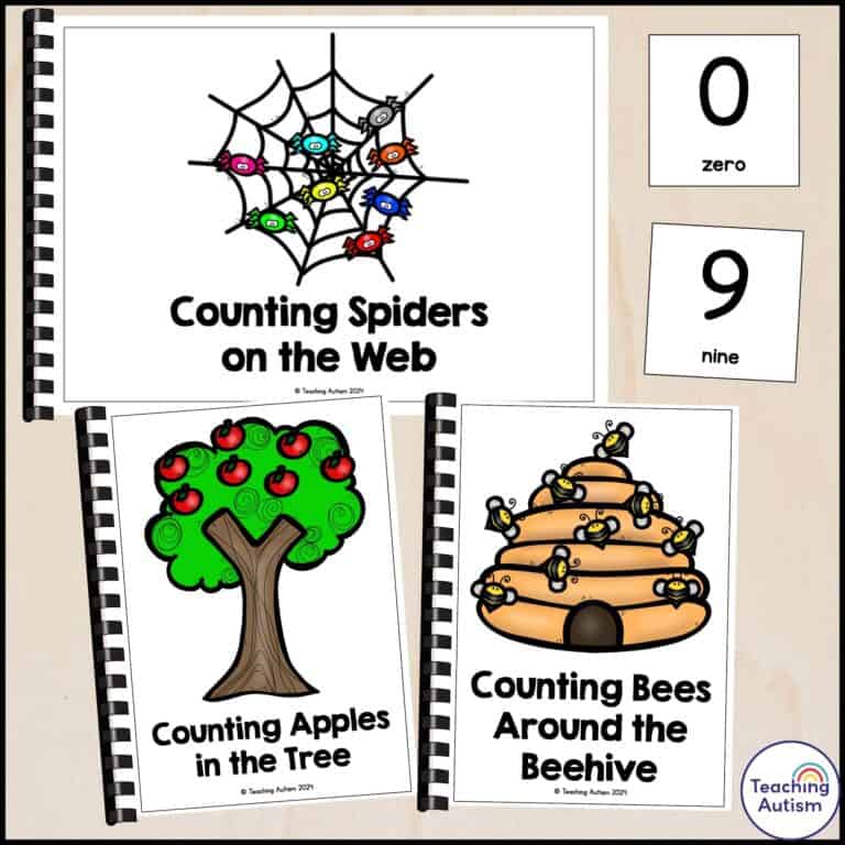 3 Free Counting Adapted Books for Special Education - Teaching Autism