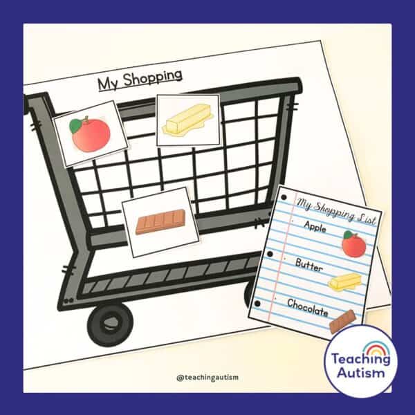 Shopping Activity for Speech Therapy - Teaching Autism