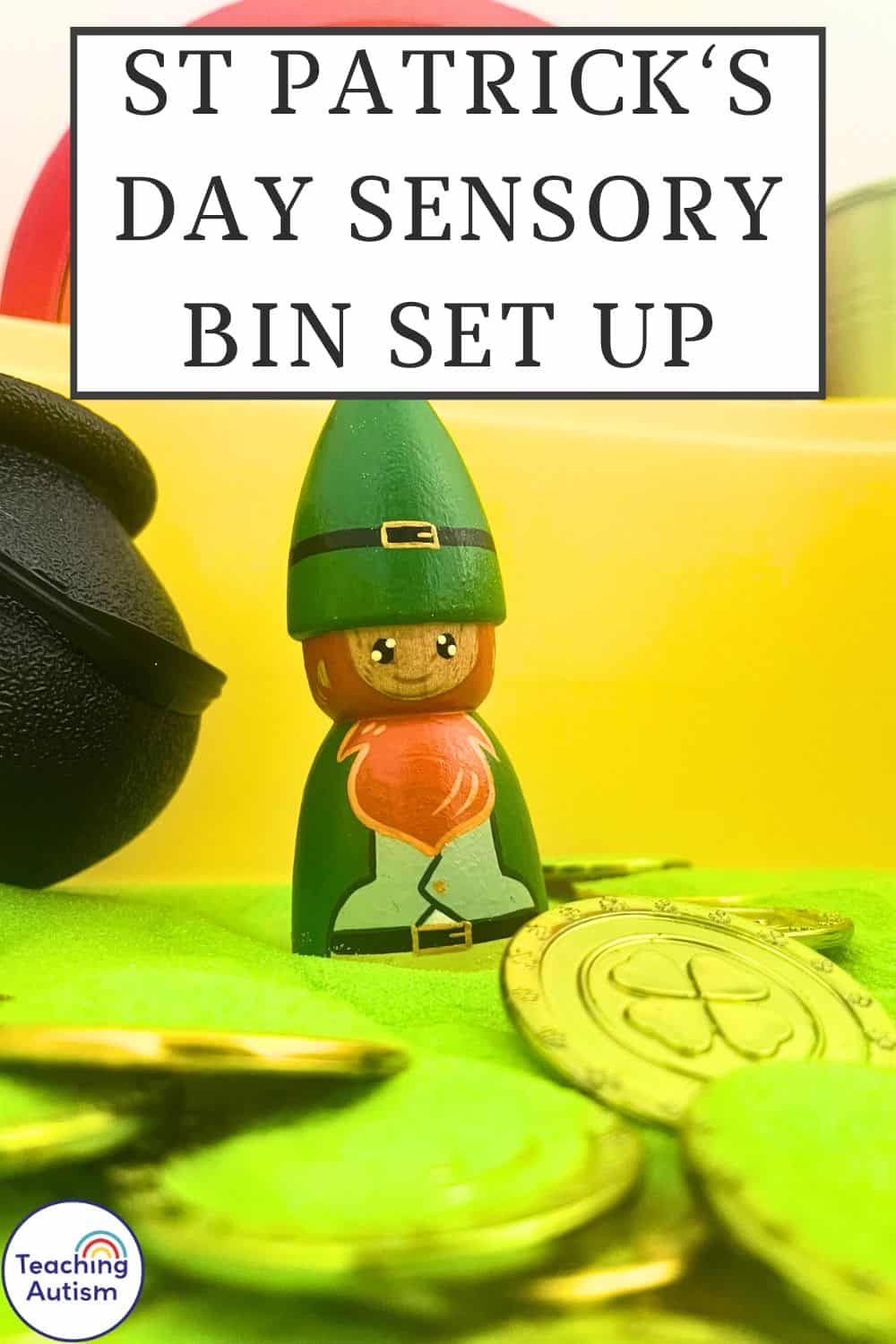 St Patrick's Sensory Bin - Teaching Autism