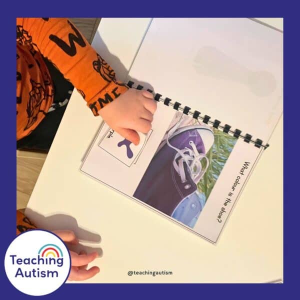 Errorless Color Adapted Books for Special Education - Teaching Autism