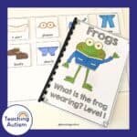 Frog Adapted Books for Special Education - Teaching Autism