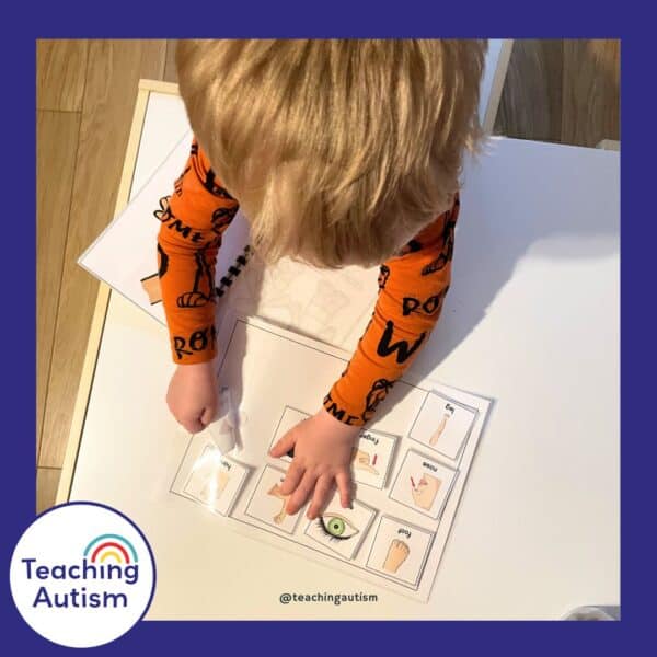 Body Parts Adapted Book for Special Education - Teaching Autism