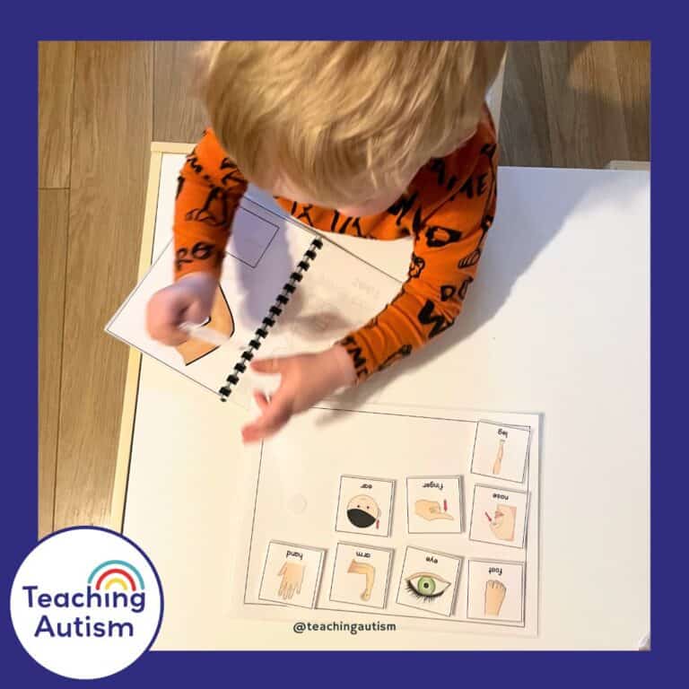 Body Parts Adapted Book for Special Education - Teaching Autism