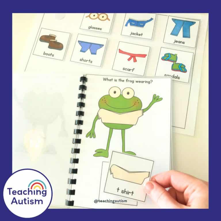Frog Adapted Books for Special Education - Teaching Autism