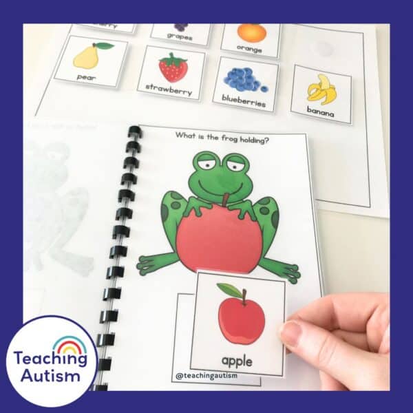 Frog Adapted Books for Special Education - Teaching Autism