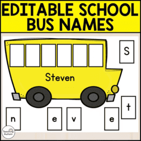 Editable Name Crafts for Kids - Teaching Autism