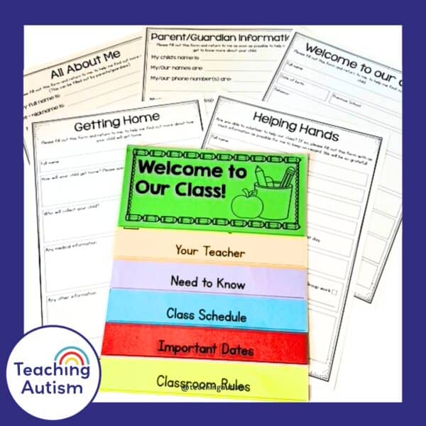 Back to School Class Information Booklet - Teaching Autism