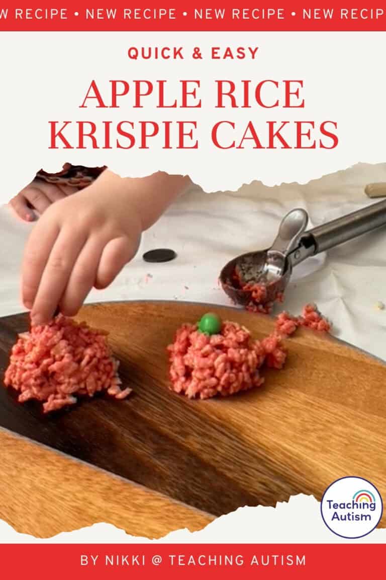 Apple Rice Krispie Cake Recipe - Teaching Autism