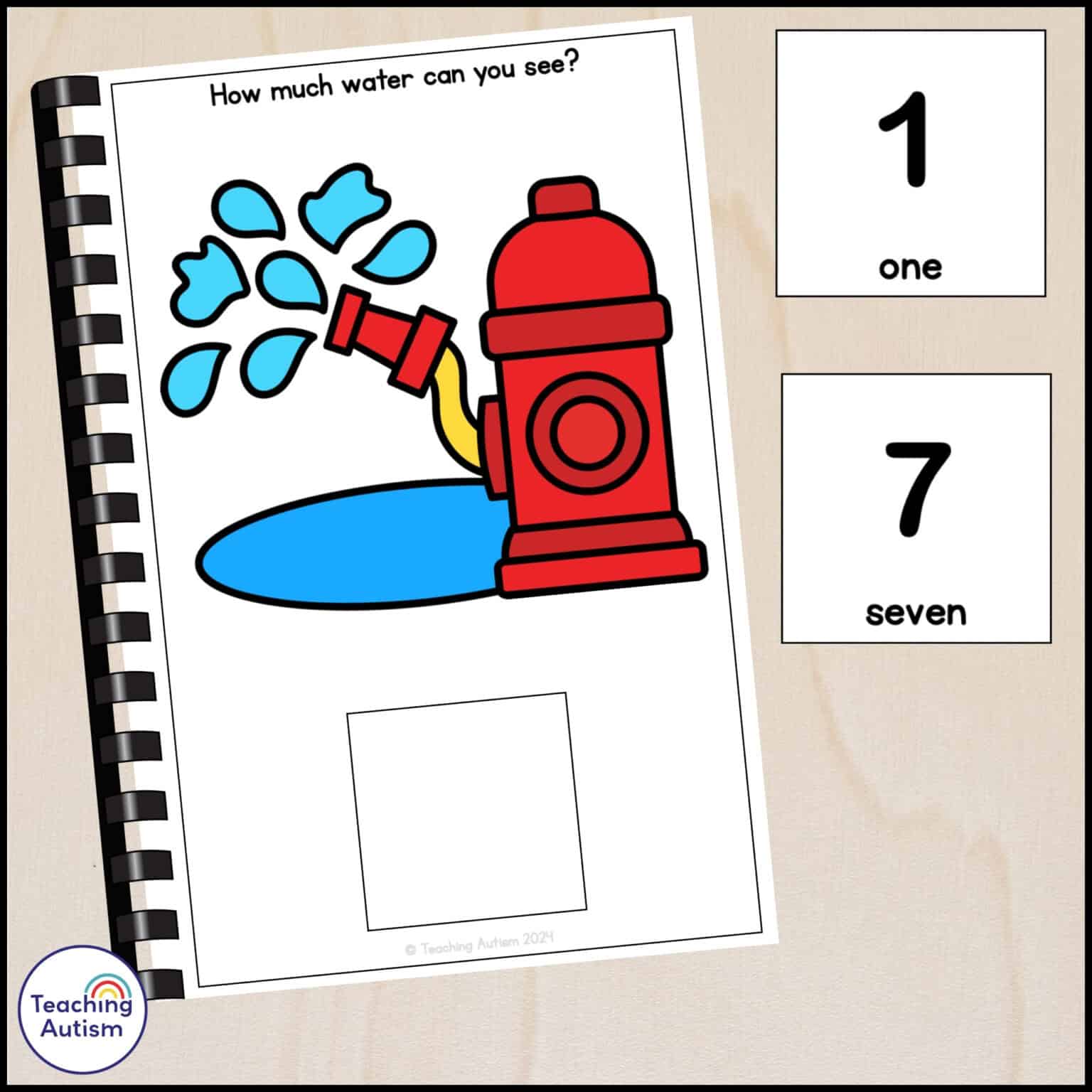 Free Fire Safety Counting Adapted Books - Teaching Autism