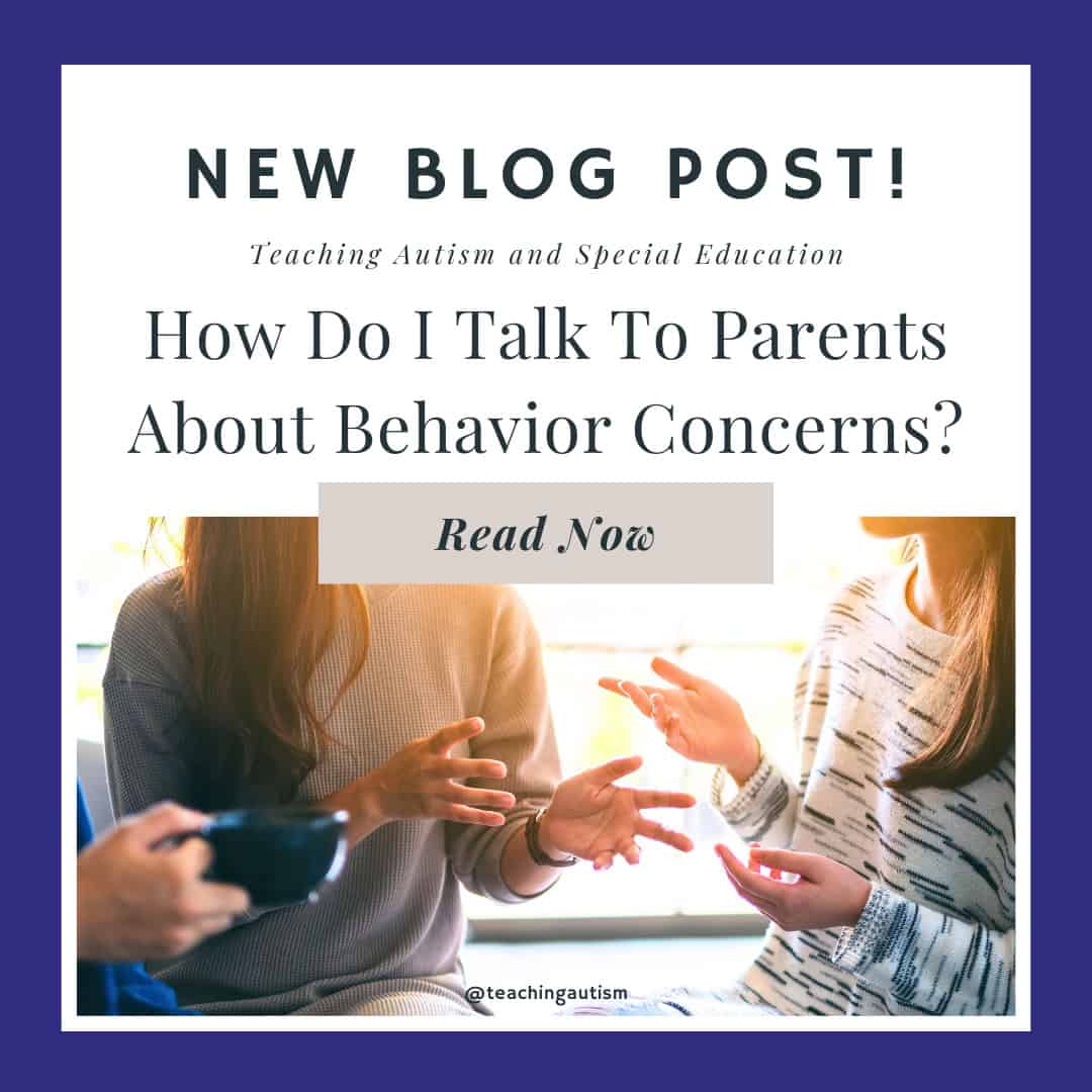 How Do I Talk To Parents About Behavior Concerns? - Teaching Autism