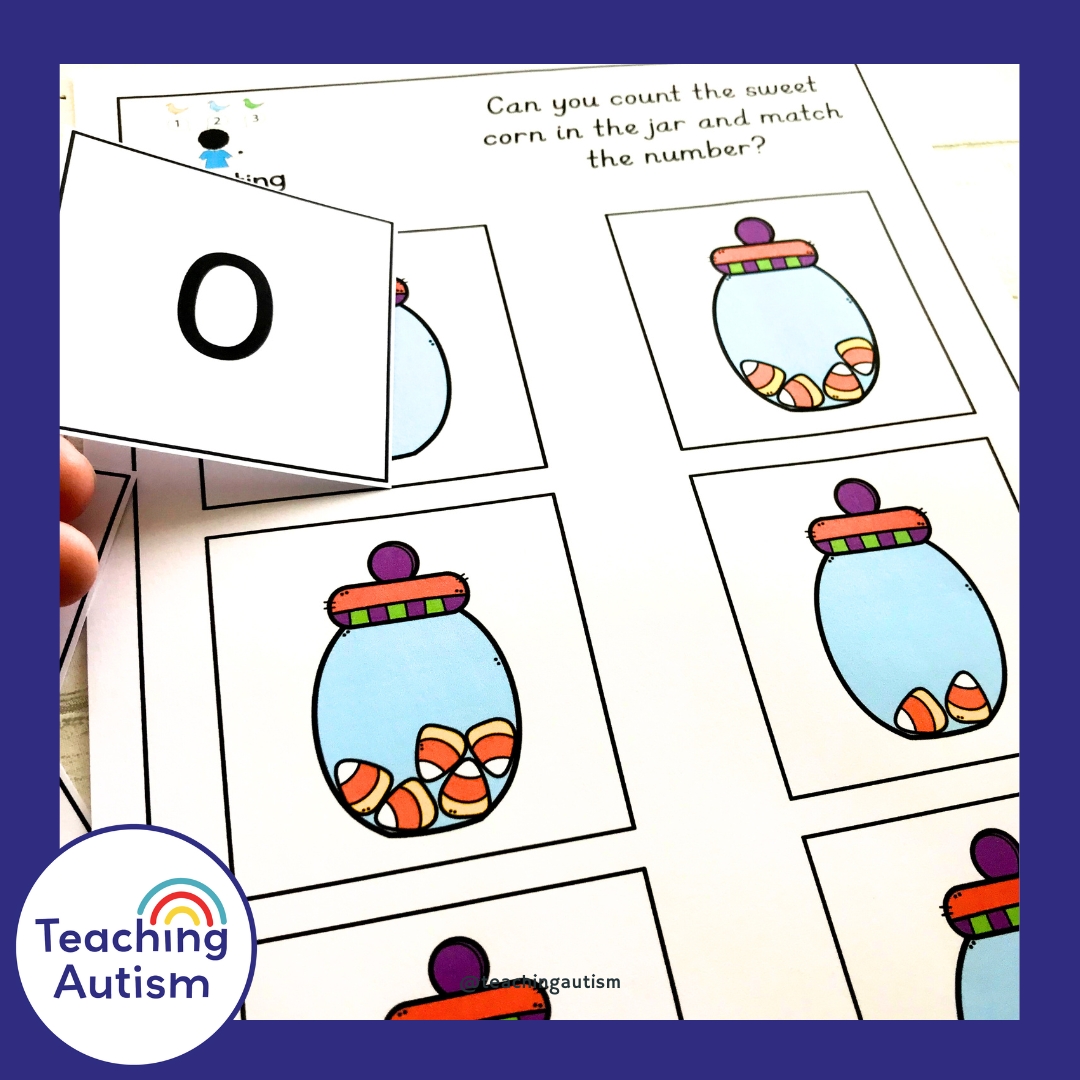 Halloween Adapted Binder for Special Education - Teaching Autism