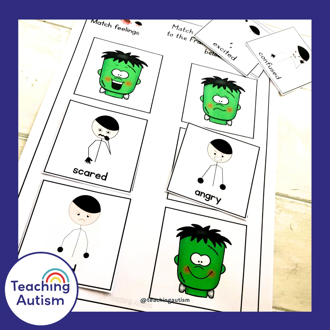 Halloween Adapted Binder for Special Education - Teaching Autism