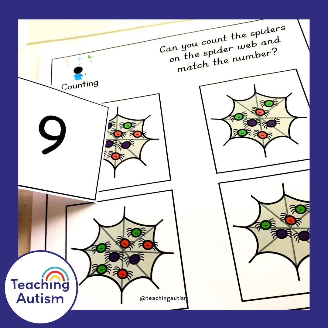 Halloween Adapted Binder for Special Education - Teaching Autism